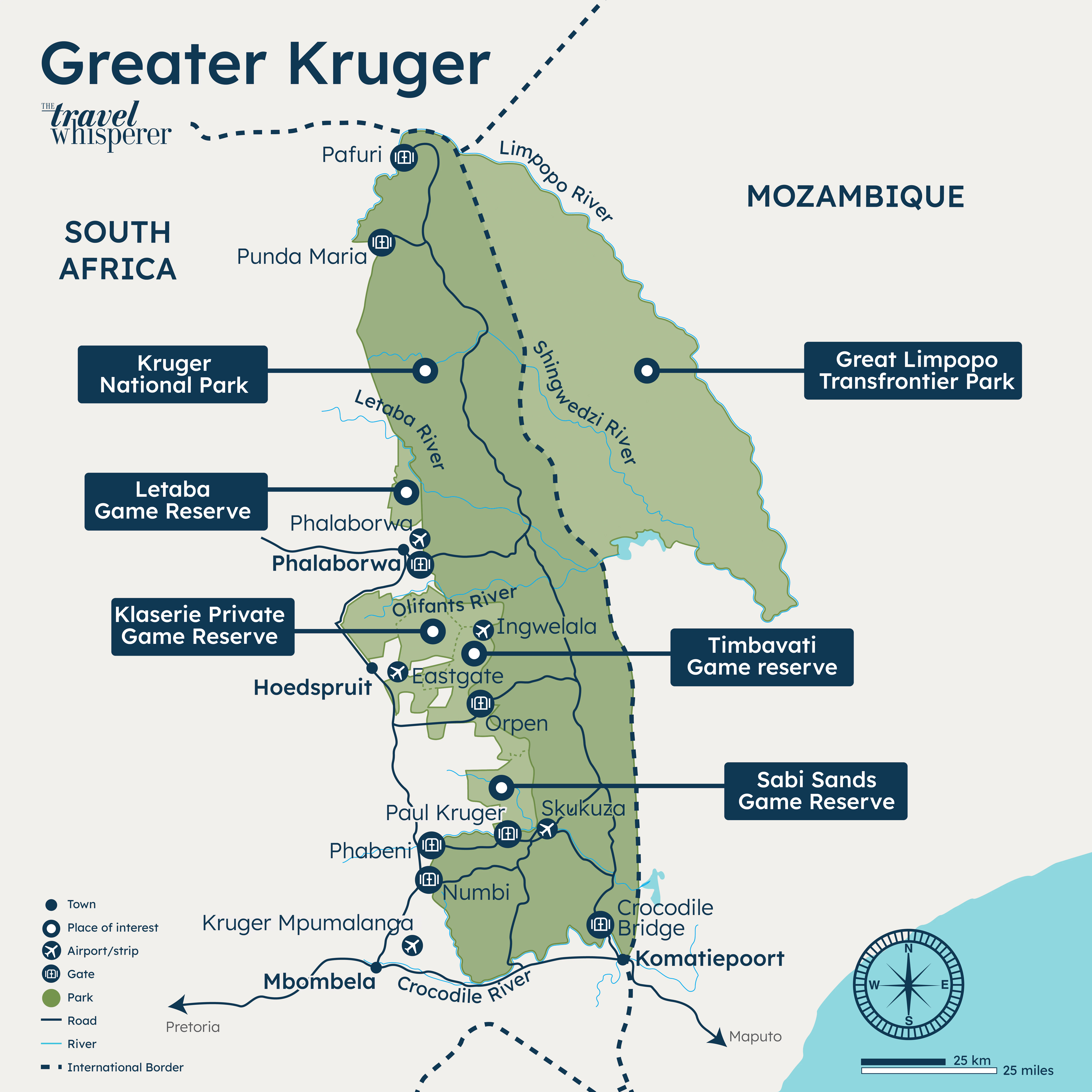 Kruger Map