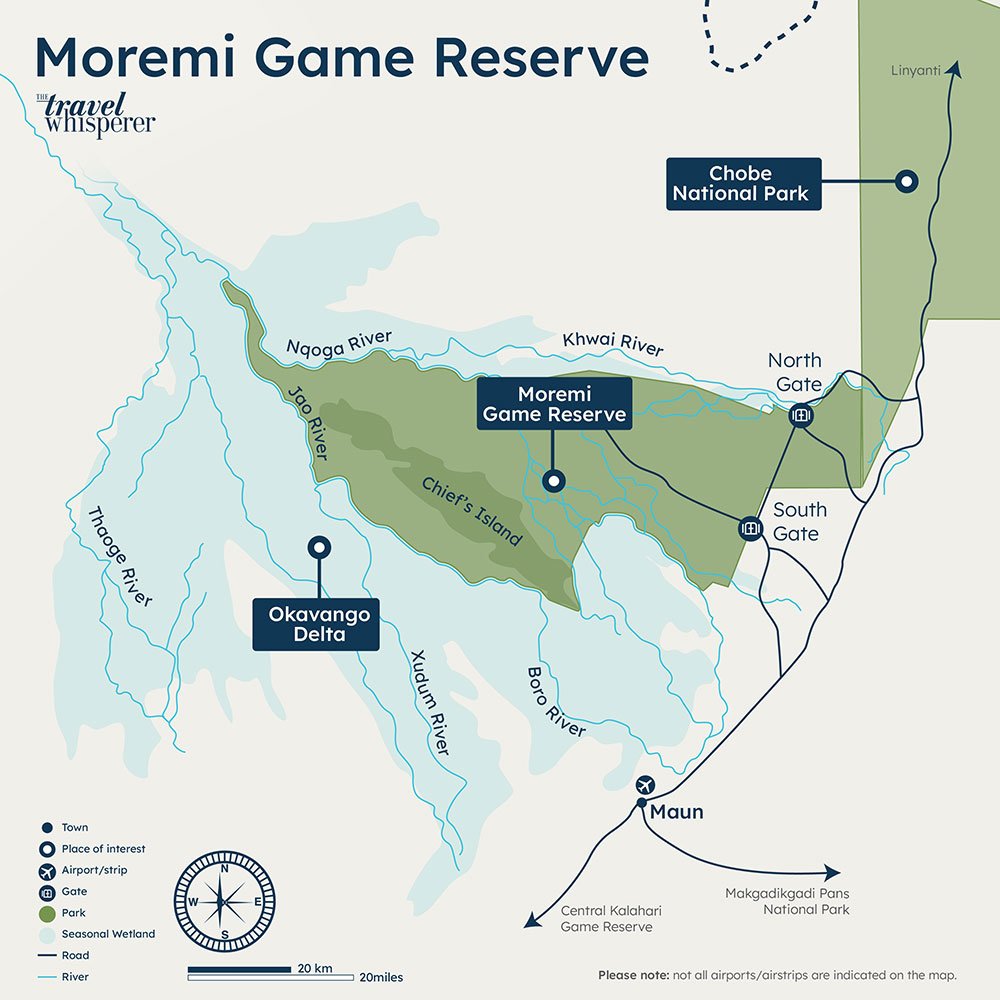 Luxury Safaris in Moremi Game Reserve