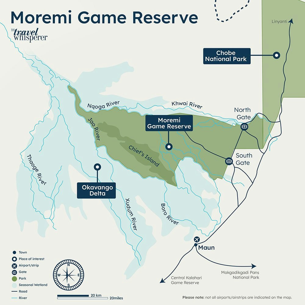 Luxury Safaris in Moremi Game Reserve